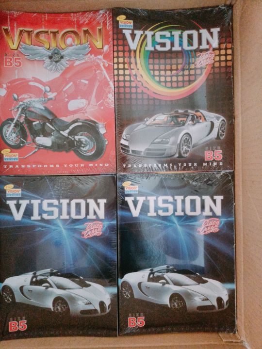 BUKU CATATAN//BUKU SEKOLAH//BUKU TULIS// BUKU KEREN MOBIL/MOTOR VISION ...