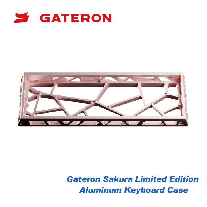 Gateron Sakura Limited Edition Aluminum Keyboard Case CNC Aluminum ...