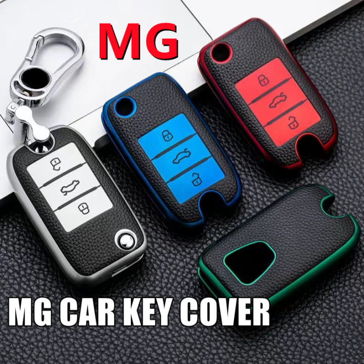 TPU Car Key Cover Case Shell Holder Keychain for Roewe RX5 MG3 MG5 MG6 ...
