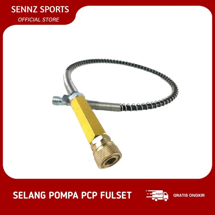Selang pompa pcp universal 6000psi + Filter udara, Sparepart pompa pcp ...