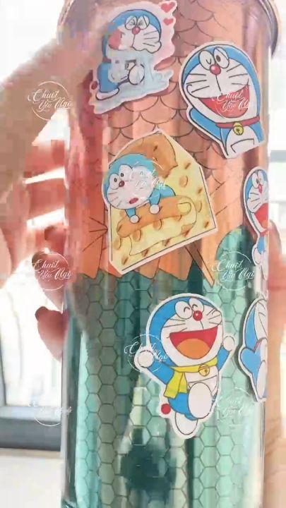 Combo 100 sticker hình dán Doraemon dễ thương nobita đô rê mon | Lazada.vn