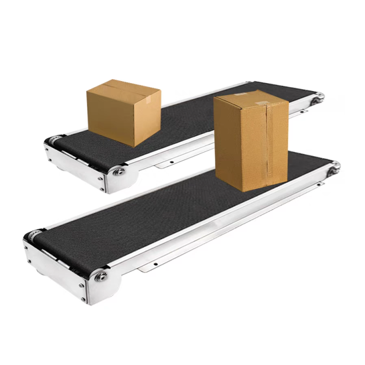 24V DC Mini Conveyor Belt Machine 460MM-552MM Stainless Steel Vending ...