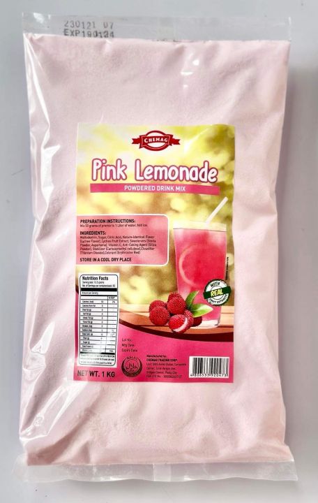 Pink Lemonade Powdered Juice 1kg | Lazada PH