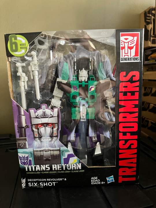 Transformers Titans Return REVOLVER & SIX SHOT Leader Class | Lazada PH