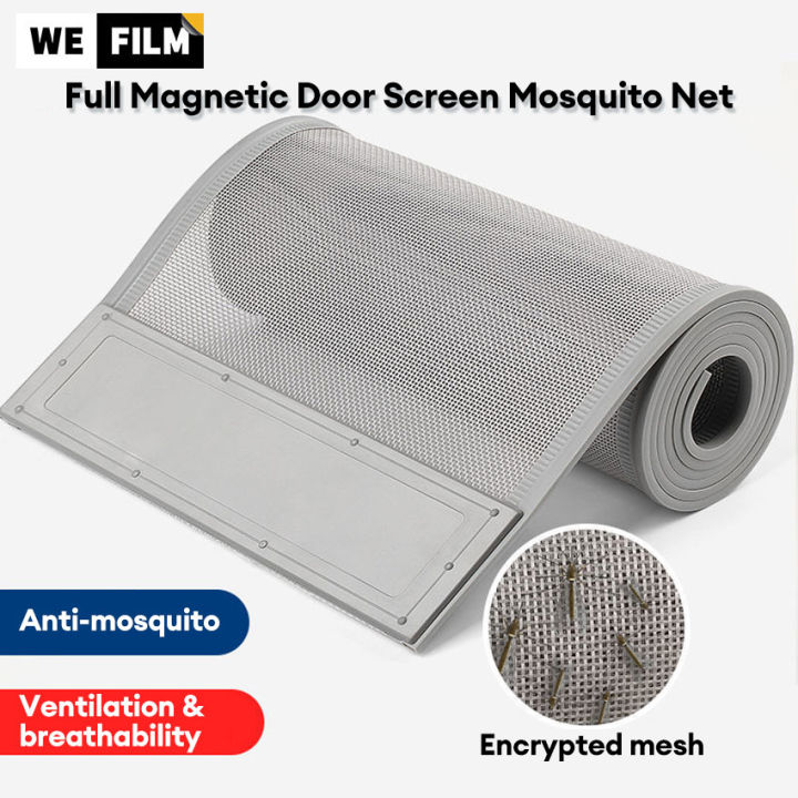 WEFILM Full Magnetic Door Screen Mosquito Net Curtain Fly Insect Anti ...