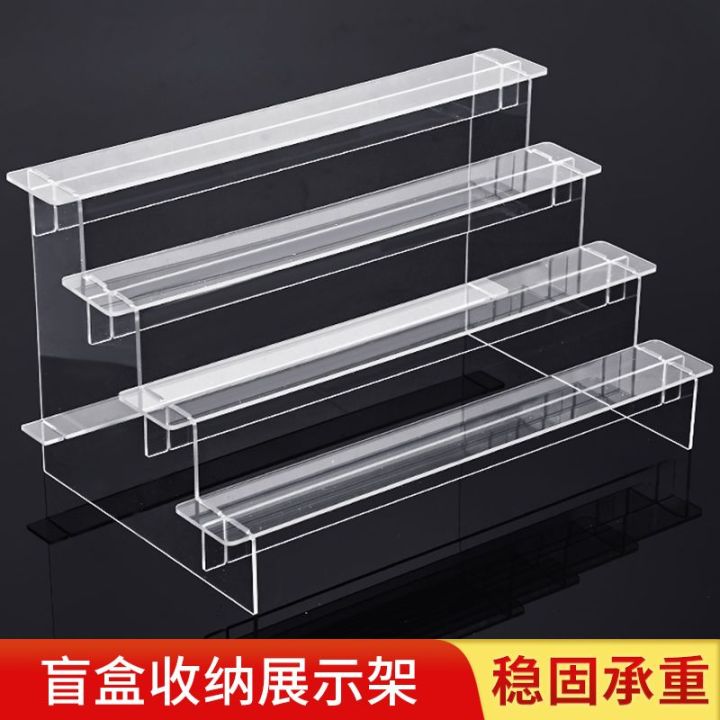 Acrylic Display Stand Storage Figurine Showcase Suitable for Bobo Mat Triangular Shape Book ...