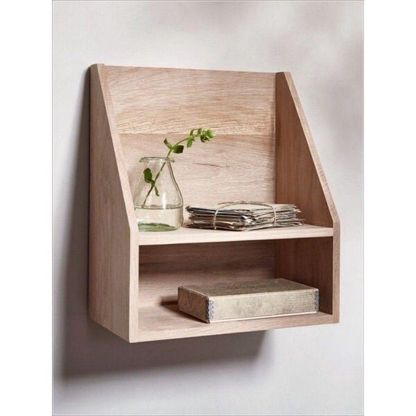 WoodWonderland Mizu Wall Rack Plywood Wall Decor Shelf Modern Design ...