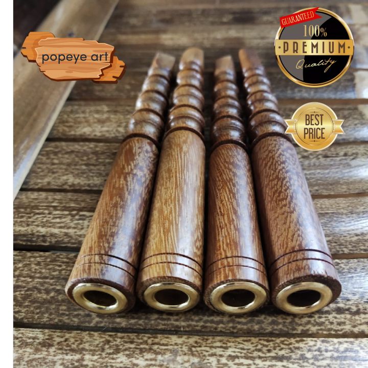 Once pipa rokok kayu galih kelor emas model profil | Lazada Indonesia