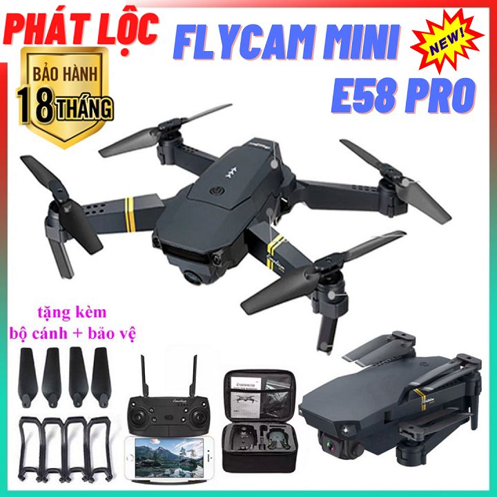 Laycam điều khiển từ xa có camera - Flycam E58 pro - Drone camera 4k - Pờ lay cam - Faycam giá ...