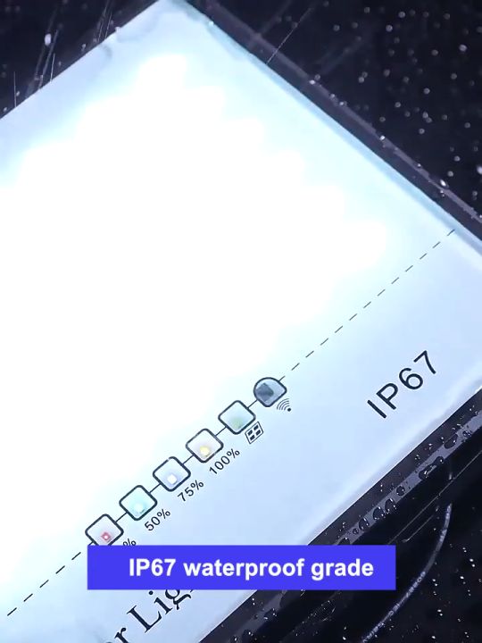 Witkey đèn năng lượng mặt trời IP67 ngoài trời chống nước đèn led siêu ...