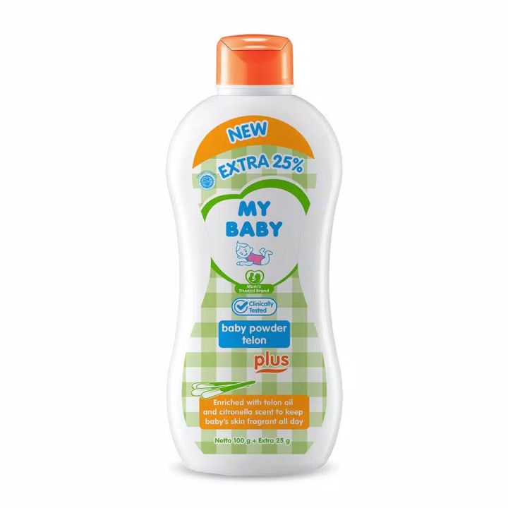 MY BABY Powder Telon Plus 100 exxtra Fill 25% - Bedak Bayi Wangi Telon ...