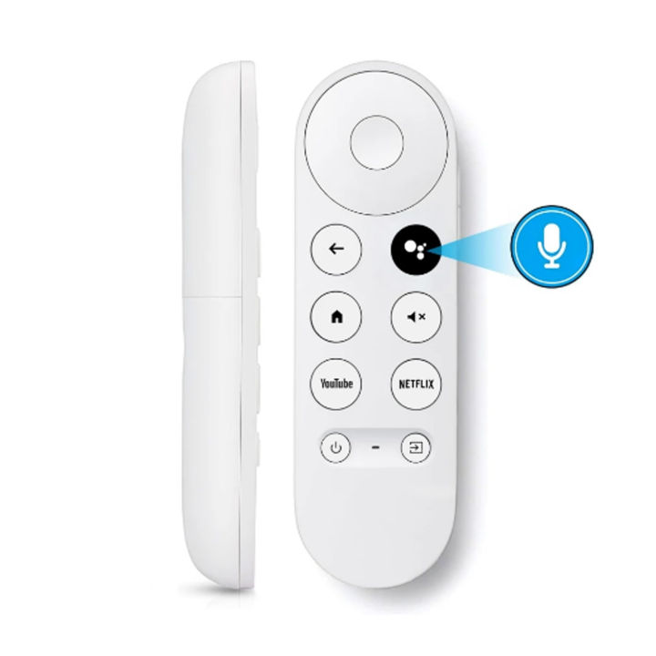 Voice Remote for Google Chromecast 4K Snow - Easy Control of Your ...