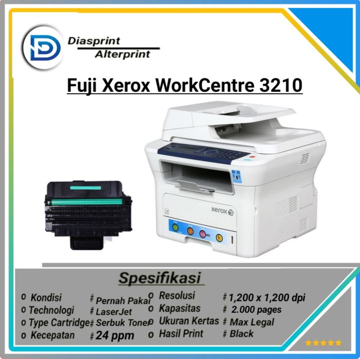 Fuji Xerox WorkCentre 3210 Print,Scan, Copy (Adf F4) | Lazada Indonesia
