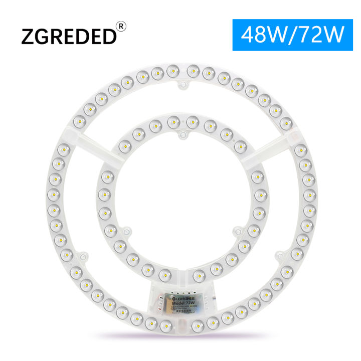 Led Panel 220V Ceiling Light Replacement Led Module 72W Round Circle ...