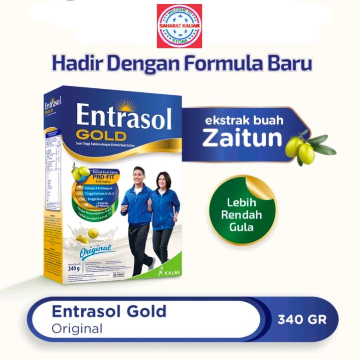 ENTRASOL GOLD ORIGINAL 340GRAM | Lazada Indonesia