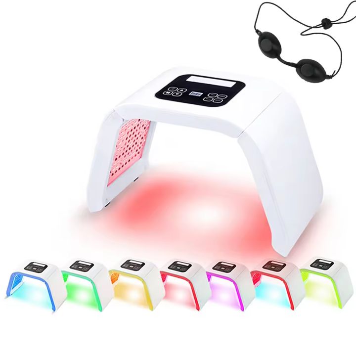 New Latest 7 Color Photon Skin Rejuvenation Facial 7 Led Light Therapy ...
