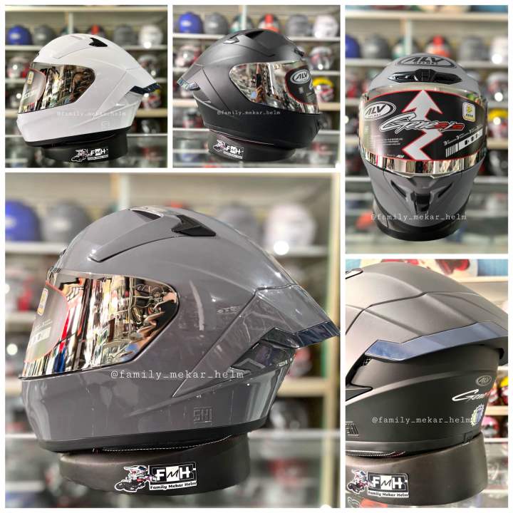 HELM ALV GENESIS HELM FULL FACE VIRAL PAKET GANTENG ORIGINAL ALV ...