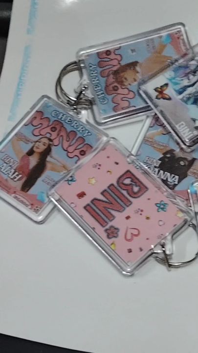 10 PCS SB19 KEYCHAIN 6ms transparent plastic 4x5 cm | Lazada PH