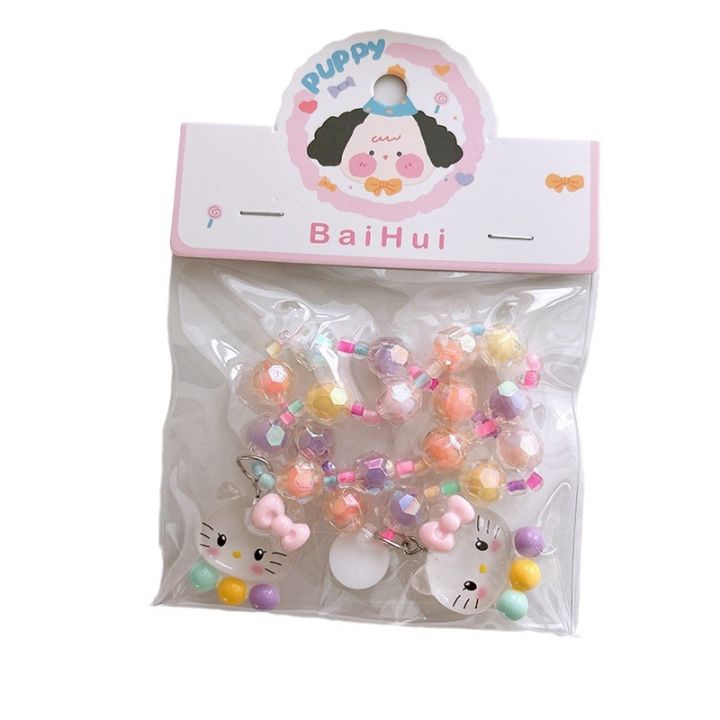 Cute cartoon bead children's bracelet bracelet bracelet for girls ...