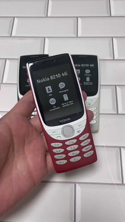 Original 4G Nokia 8210 Feature Phones,1450 mAh Keypad Phone Original ...