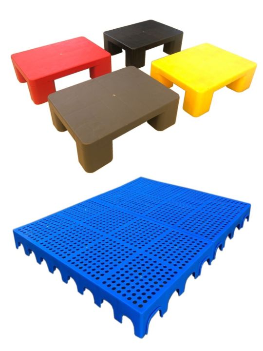 Adjustable Height Plastic Warehouse Shelves Anti Moisture Pad Board ...