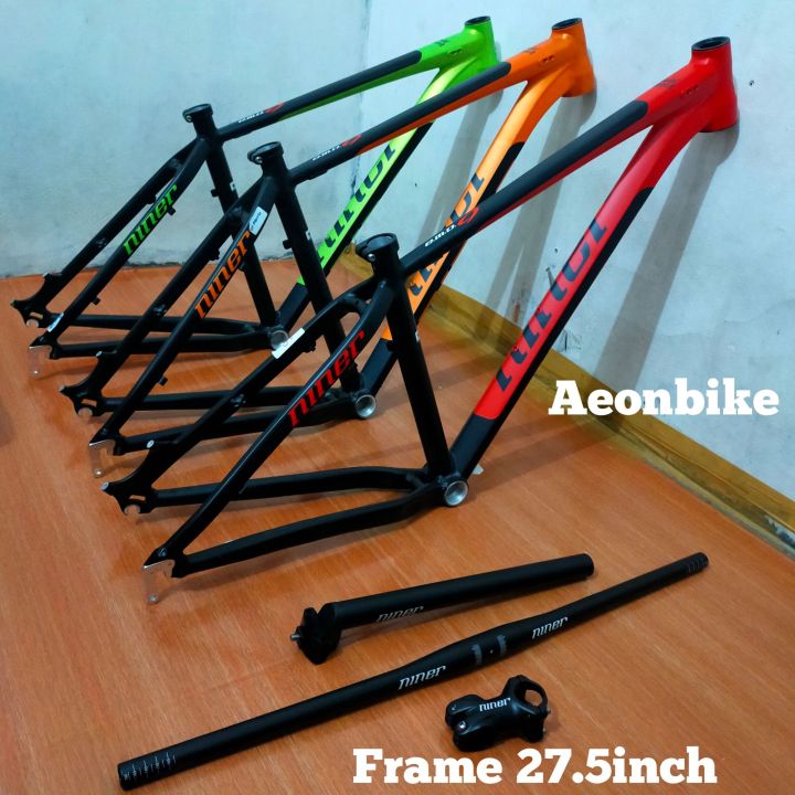 frame niner Ukuran 27.5 inch bahan alloy frame sepeda MTB batangan ...