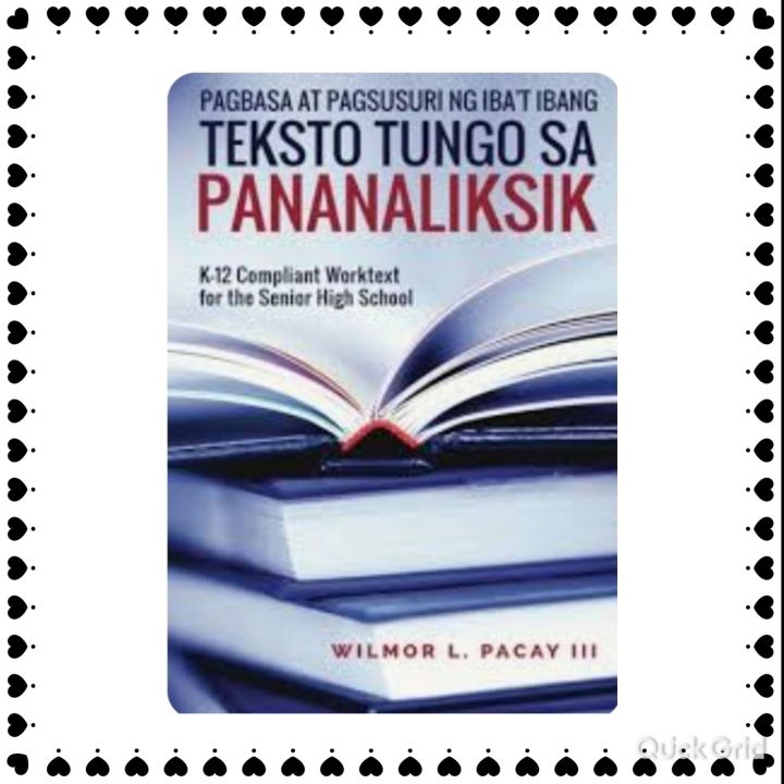 Pagbasa at Pagsusuri ng Ibat Ibang Teksto Tungo sa Pananaliksik | Lazada PH