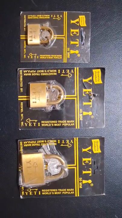 YETI Padlock Brass Center Key (30mm, 40mm, 50mm) | Lazada PH