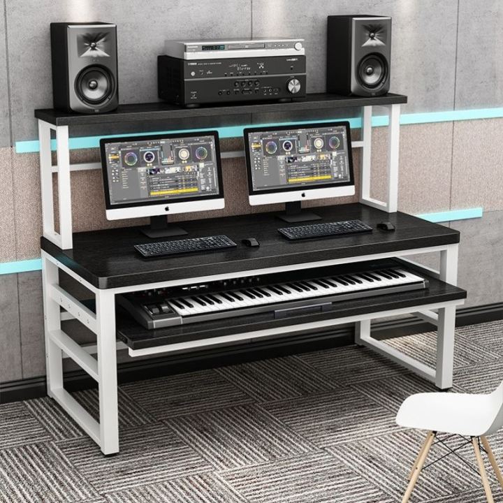 Simple Modern Electronic Keyboard Table Electric Piano Storage Table Music Editing Workbench