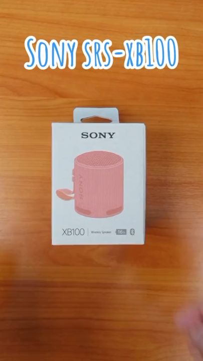 Sony XB100 Portable Bluetooth Speaker - SRS-XB100 - ลำโพงไร้สายแบบพกพา ...