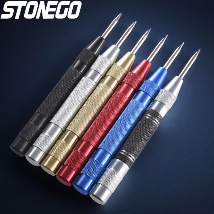 Automatic Center Punch Woodworking Metal Puncher Steel Hole Self Pin ...