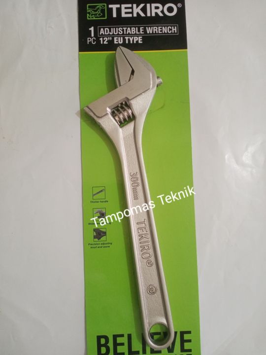 Tekiro Kunci Inggris 12" Tekiro Adjustable Wrench | Lazada Indonesia