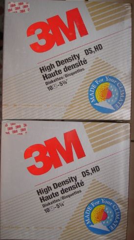 3M Diskette 5 Inch Diskette M 10 Pcs Per Box Sold in Whole Box Brand ...