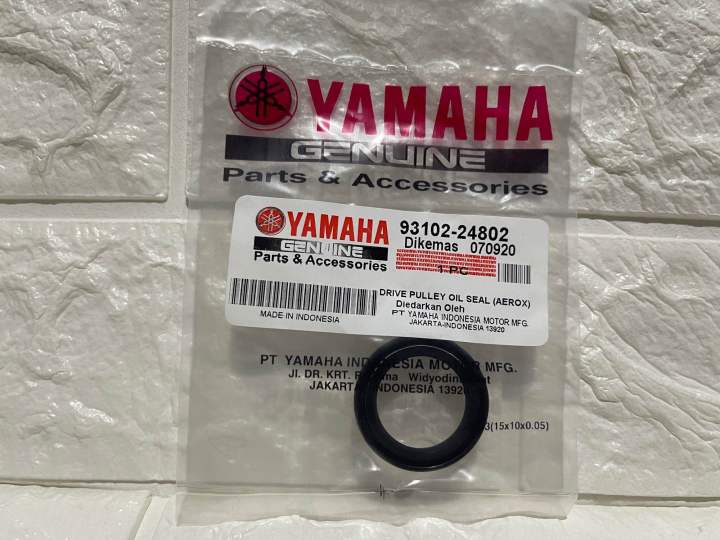 Drive Pulley Oil Seal (AEROX) 93102-24802 | Yamaha | Genuine | | Lazada PH