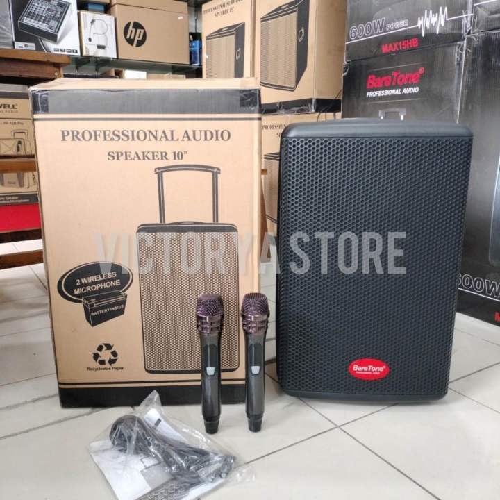 Diskon Special... SPEAKER AKTIF PORTABLE BARETONE 10 INCHI MAX10HE ...