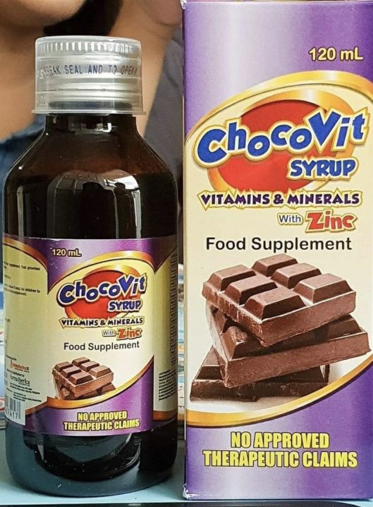 Chocovit syrup Vitamins + Minerals 120 ml chocolate flavor, kids love ...