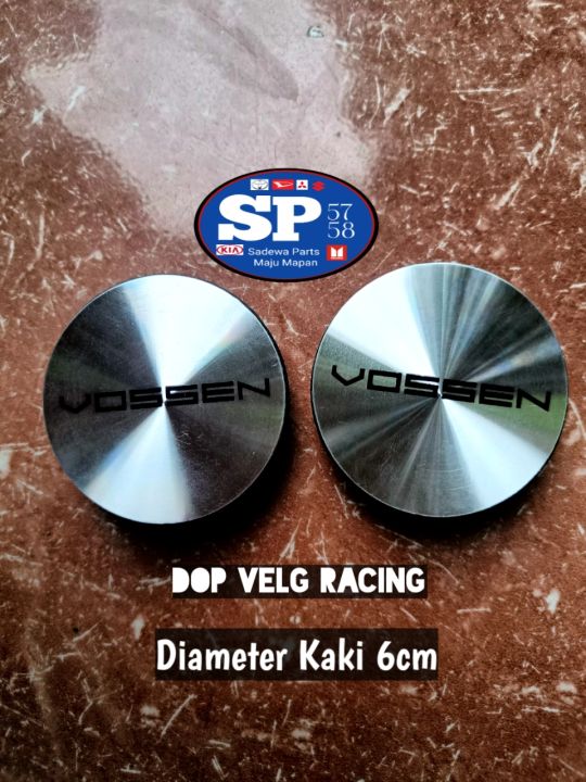 Dop velg Racing VOSSEN Universal Crome Diameter kaki 6cm diameter topi ...