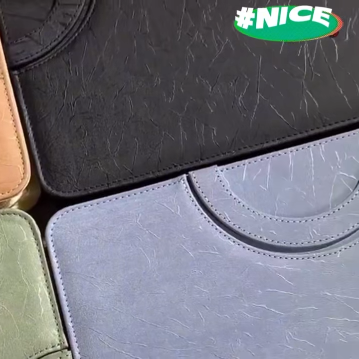 Folder organizer for document organizer long size Leather document bag ...