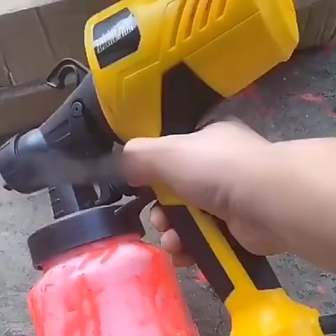 Alat Semprot Cat Listrik Pistol 800ML 400W/550W Semprotan Elektrik ...