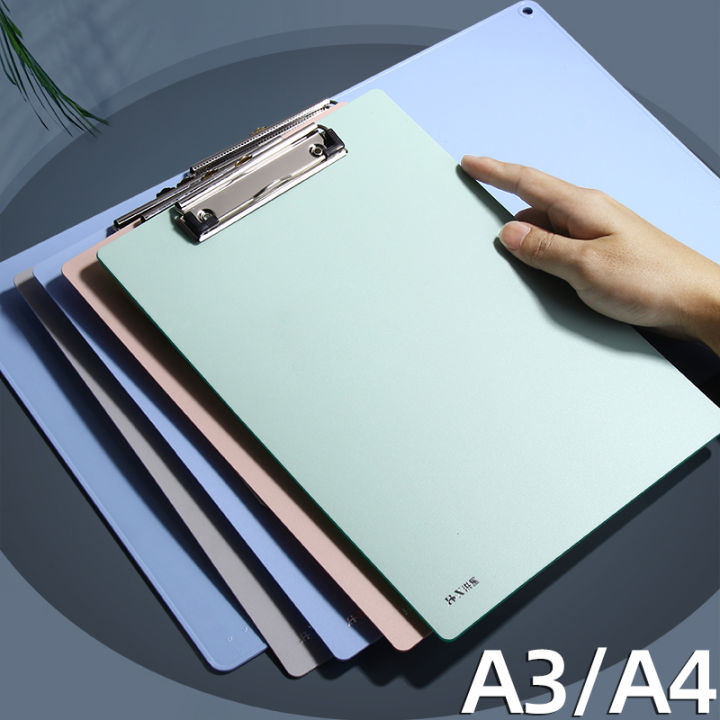 A3 Horizontal Writing Board Clip File Folder Plastic Hard Writing Pad ...