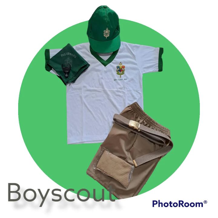 BOY SCOUT UNIFORM (COMPLETE SET 8 in 1) GR.4 TO GR. 6 | Lazada PH