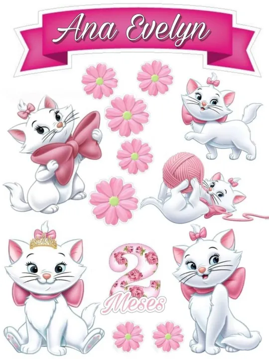 Topper marie cat kucing custom nama | Lazada Indonesia