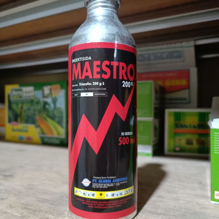 INSEKTISIDA MAESTRO TRIAZOFOS PENGHANCUR TELUR ULAT | Lazada Indonesia