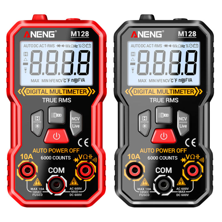 เครื่องวัดไฟฟ้าดิจิตอล 6000 ค่าการวัดอัตโนมัติสำหรับแรงดันไฟฟ้า AC/DC ...