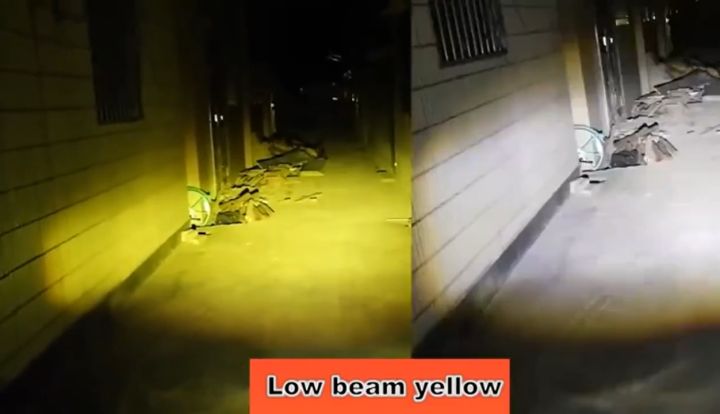 Mini Driving Light White+Yellow Pair of Universal High quality led ...