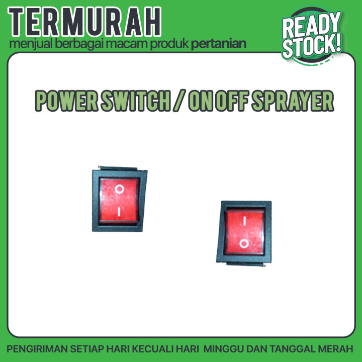 POWER SWITCH SPRAYER MSA ( Saklar On Off Sprayer Elektrik ) | Lazada ...
