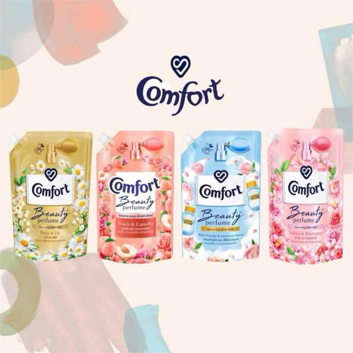 Comfort Beauty Perfume Fabric Softener Sakura + Rosewater and Daisy + Lily 475ml-490ml | Lazada