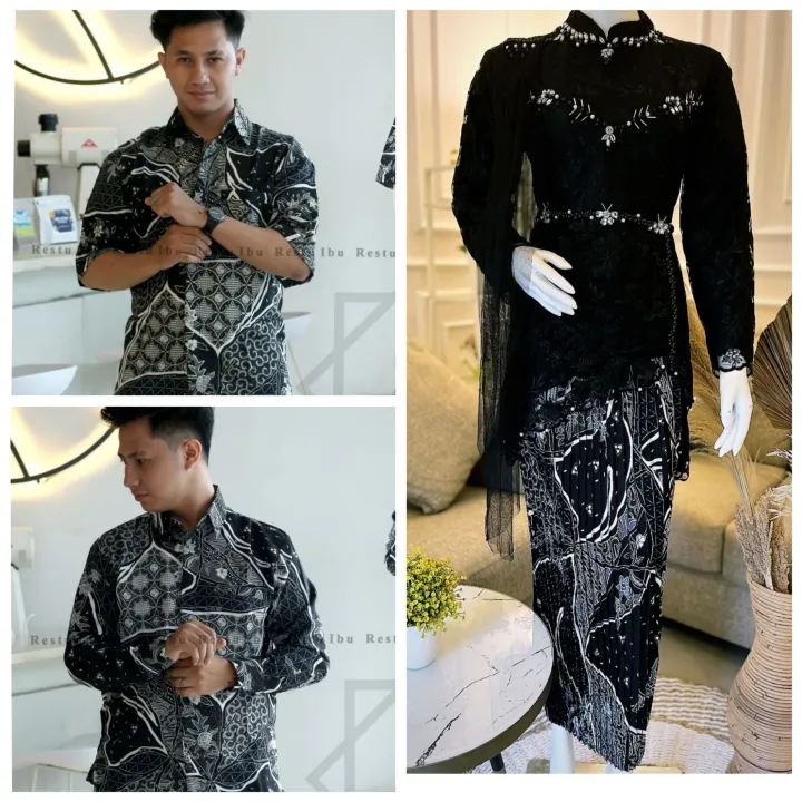 Couple Kebaya Modern Kebaya Buterfly Sarimbit Keluarga Set Kebaya ...