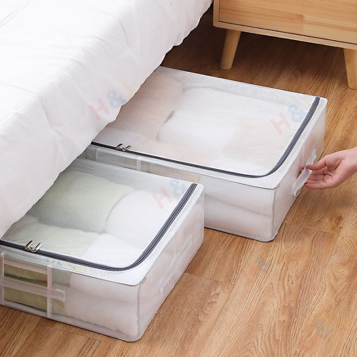 🚚SG Seller🚚Large bed bottom storage box Dormitory Quilt Sorting Box ...