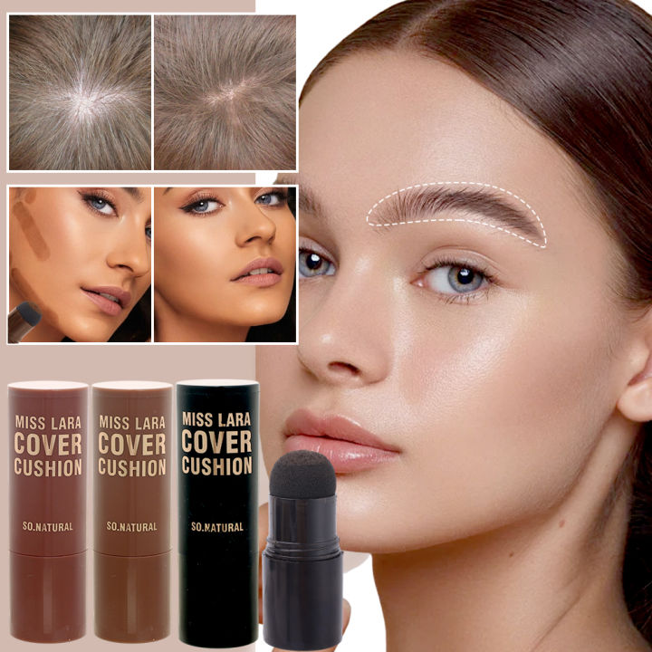 ปากกาเติมเส้นผม,Peralatan Rias แท่งผงแต่งคิ้วเส้นผมสีน้ำตาลดำสำหรับผู้หญิง Charming | Lazada.co.th